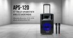 APS-120 ลำโพงล้อลากมีแบตในตัว 12 นิ้ว - Sherman Thailand